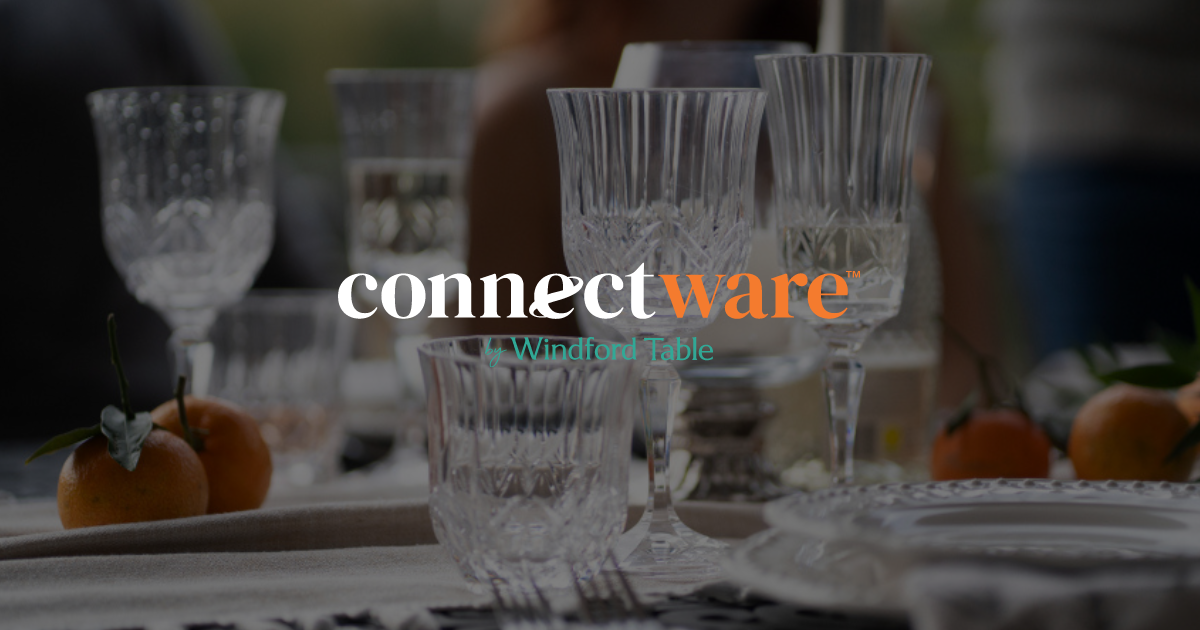connectware® Glass by Windford Table | Detachable Drinkware for All Occasions